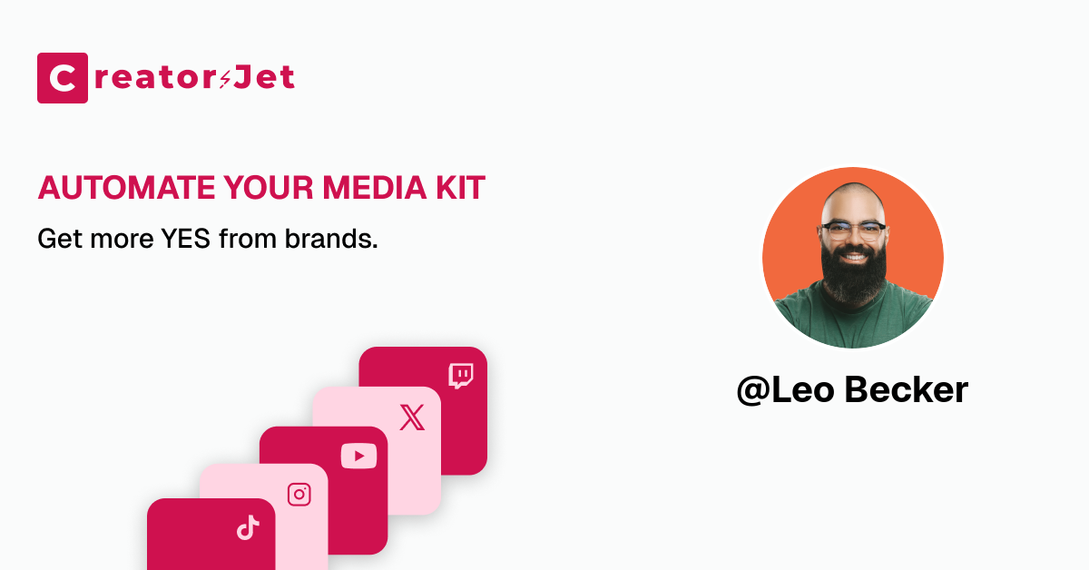 Leo Becker Media kit