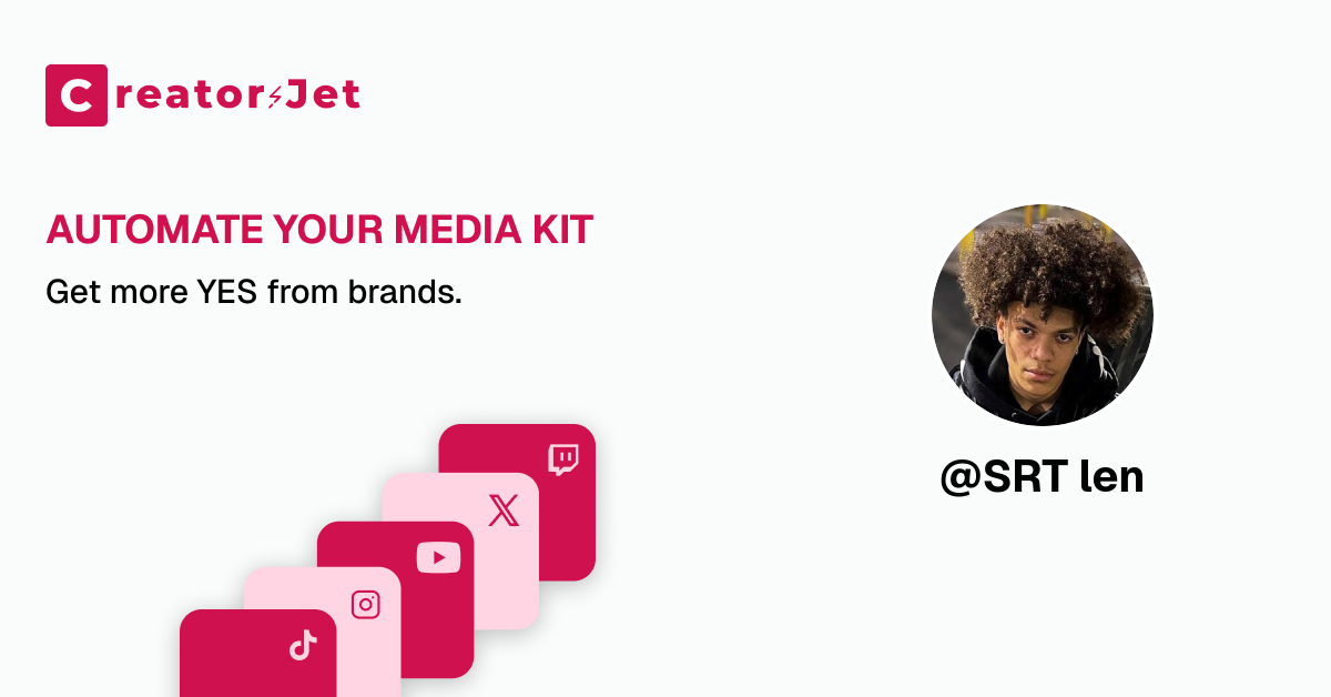 SRT len Media kit