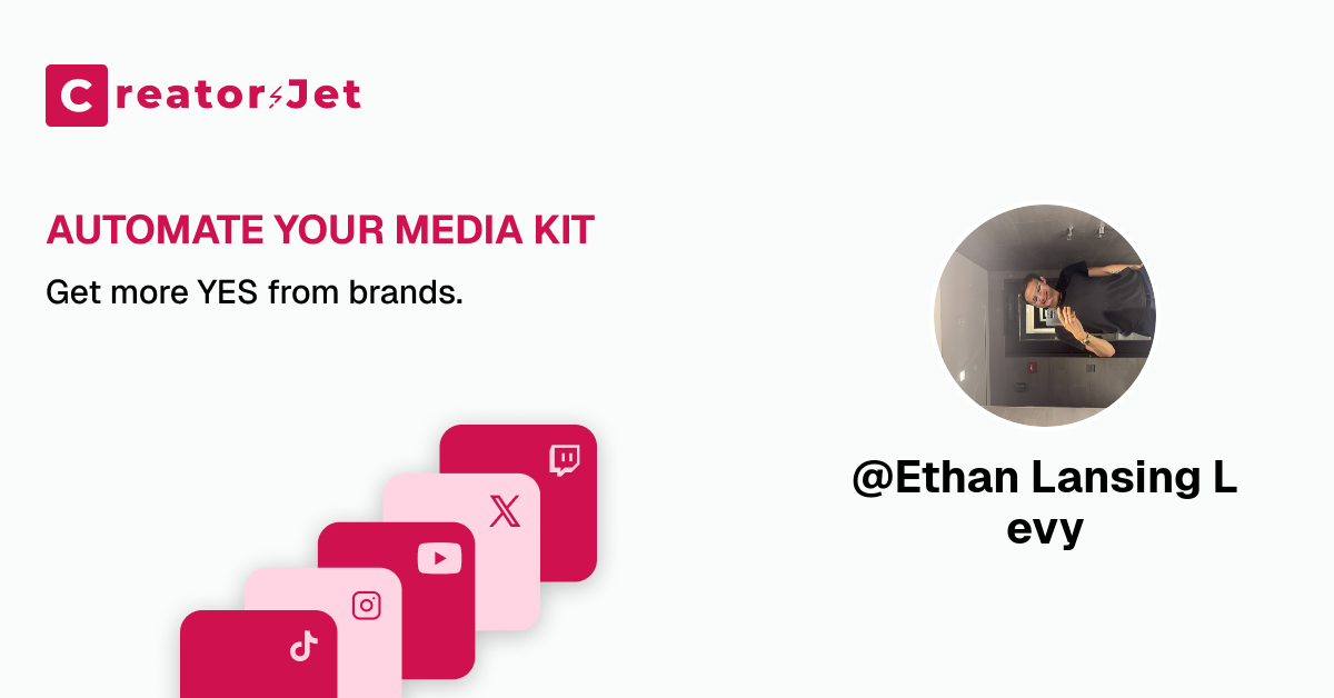 Ethan Lansing Levy Media kit